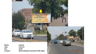 Mohali Outdoor Hoardings - Tricity Media Options | PPTX