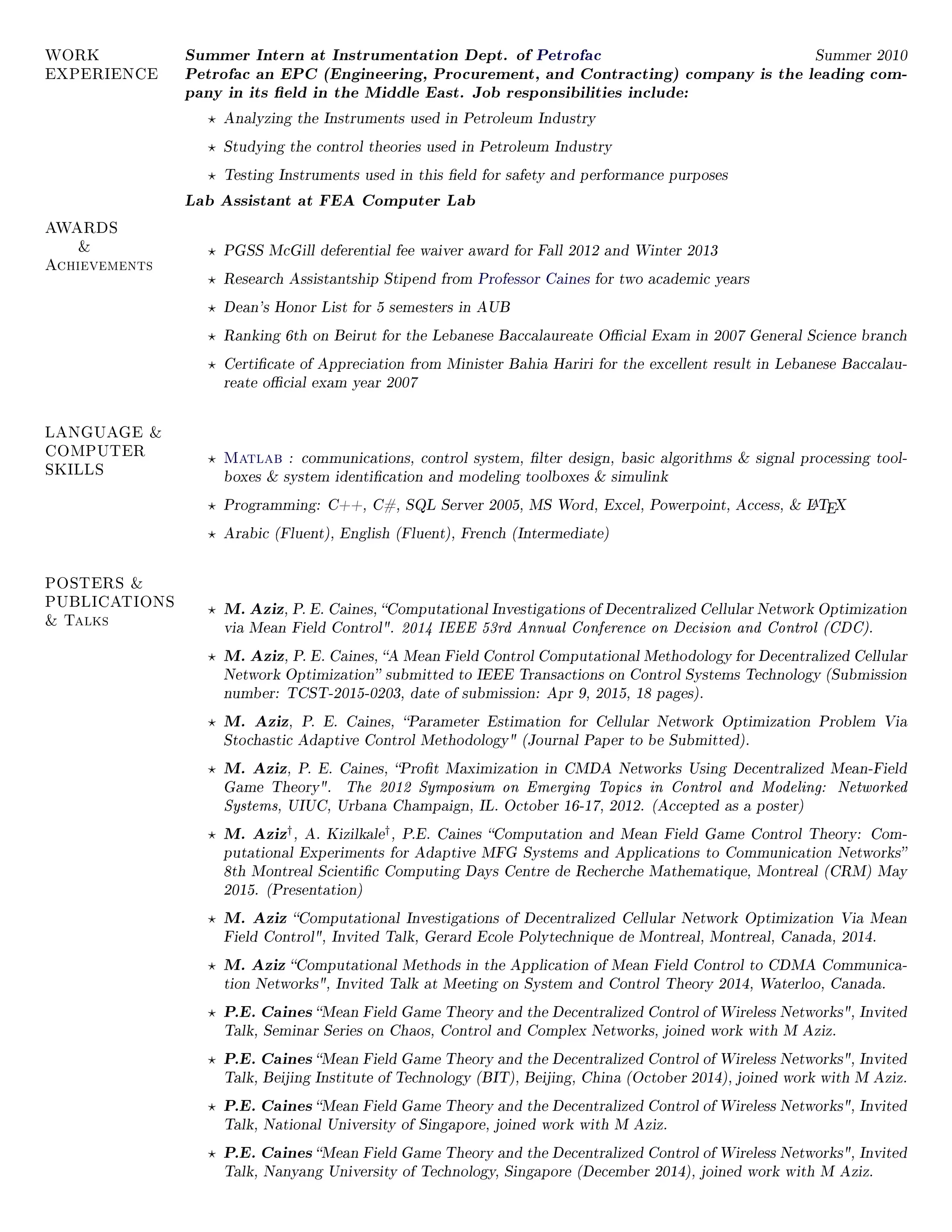 Mohamad Aziz Resume | PDF