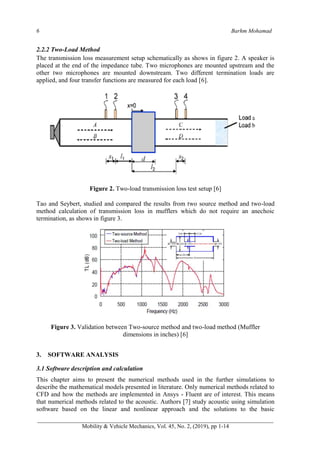 A REVIEW OF FLOW ACOUSTIC EFFECTS ON A COMMERCIAL AUTOMOTIVE EXHAUST ...