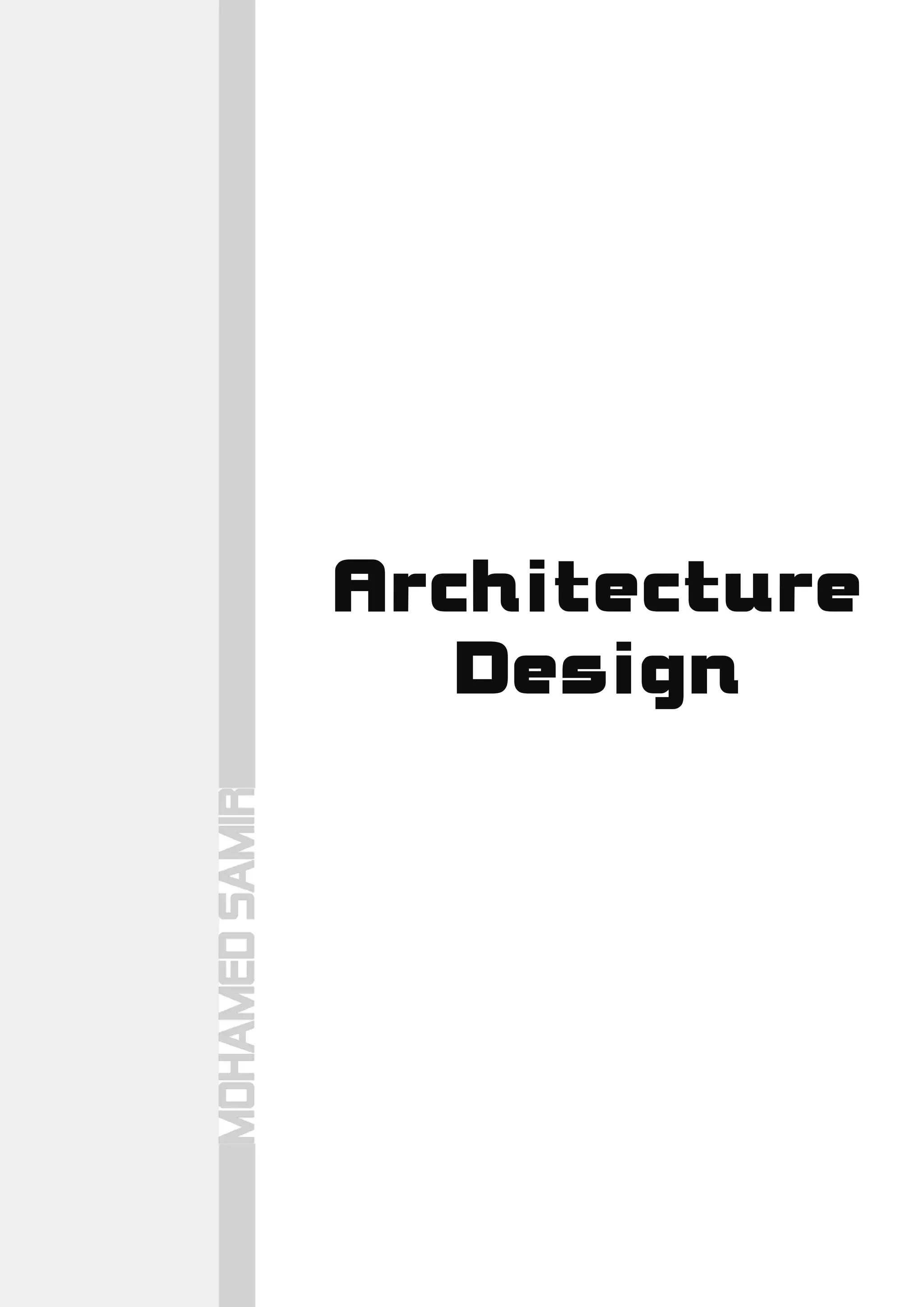 Architect Mohamed samir portfolio | PDF