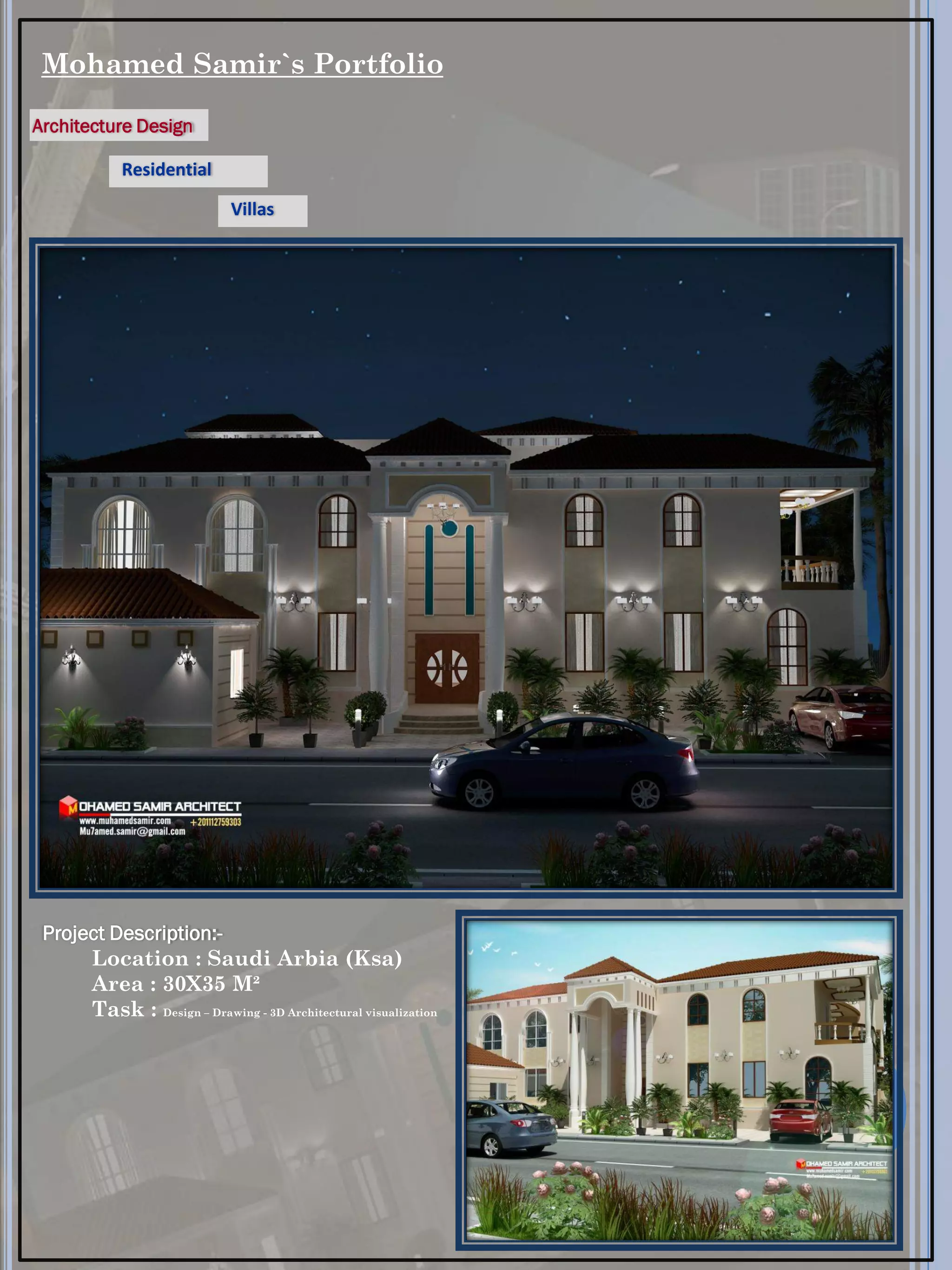 Mohamed Samir Portfolio | PDF | Houses | Real Estate