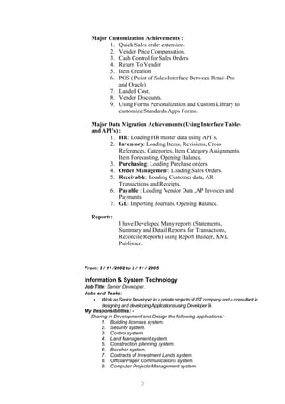 Mohamed abdallahcv | DOC | Databases | Computer Software and Applications