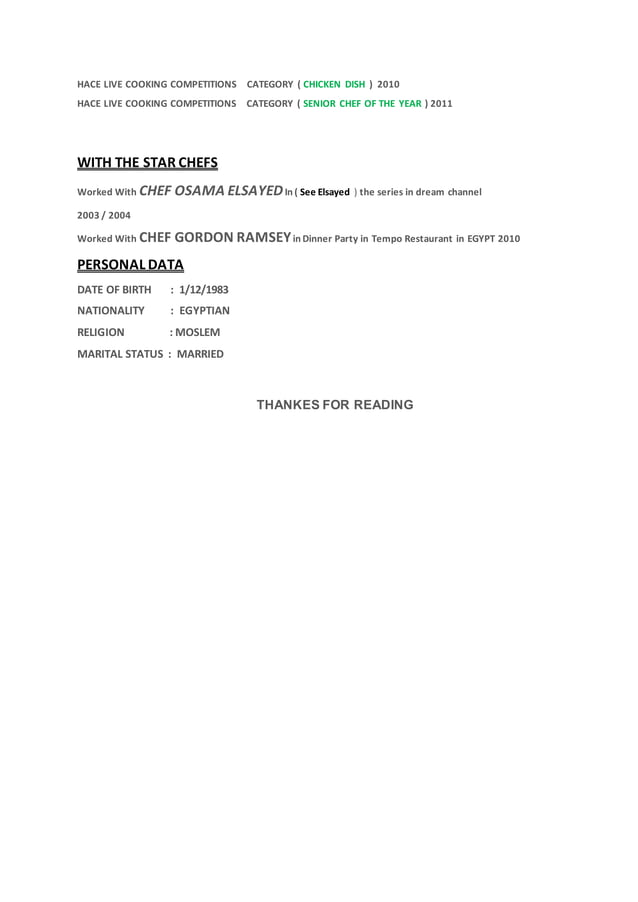 Mohamed abdo cv | DOCX