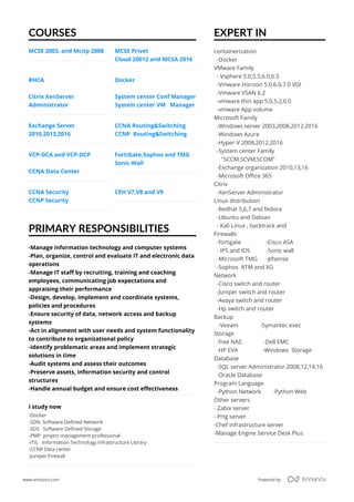 Mohamed ali assaker resume v2 | PDF