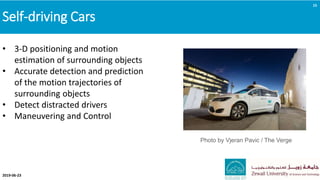 Applications of Artificial Intelligence in Transportation Systems | PPTX