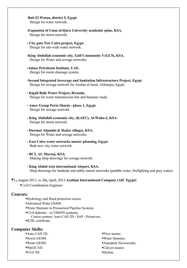 Mohamed Fathy Rashed. cv | PDF