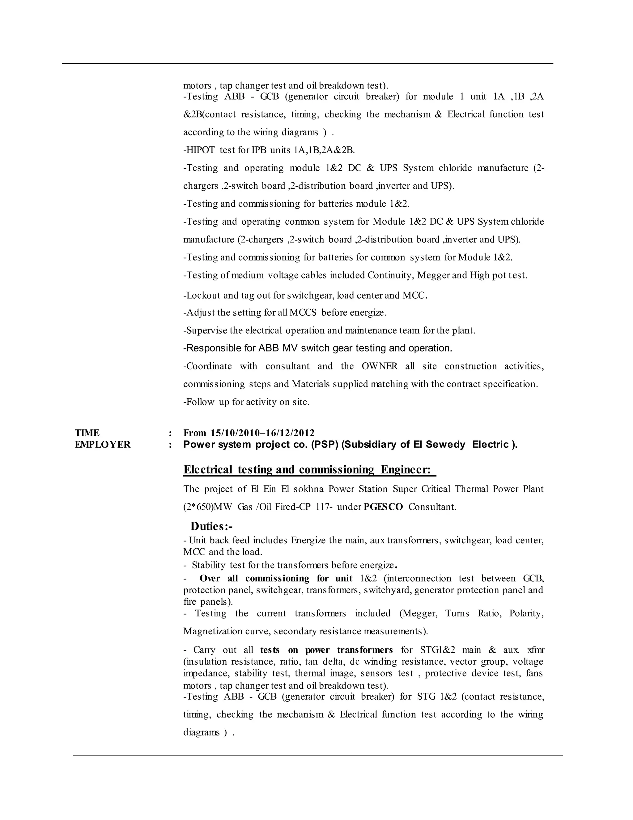 Mohamed hamdy cv | DOCX