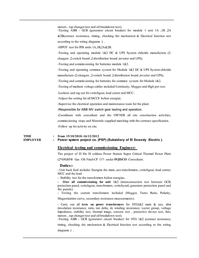 Mohamed hamdy cv | PDF