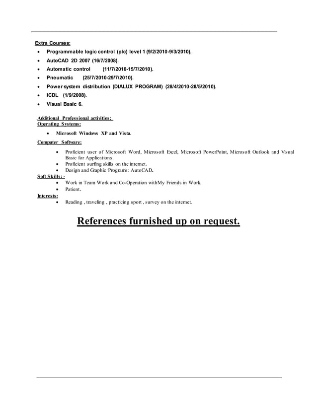 Mohamed hamdy cv | PDF