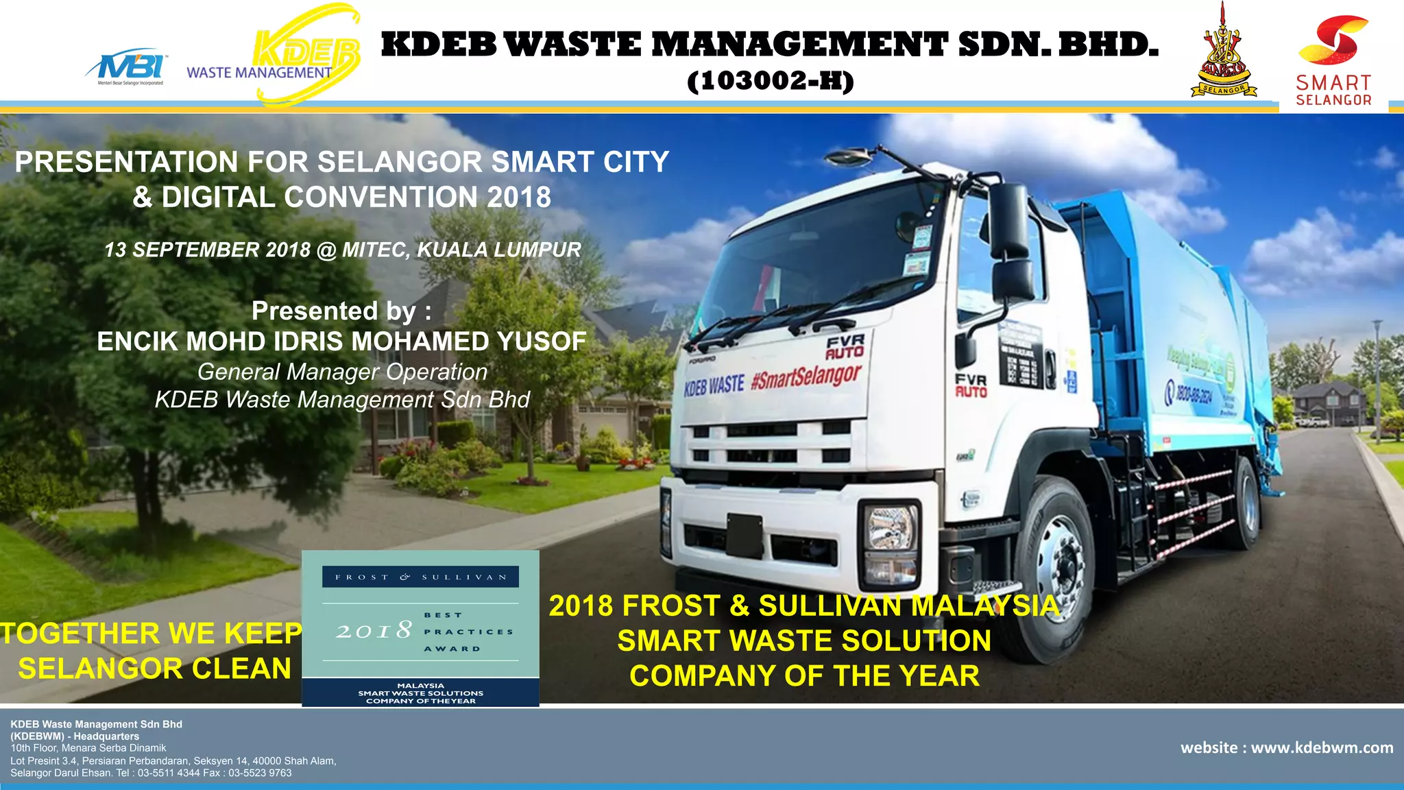 Mohamed Idris, KDEB Waste Management | PDF