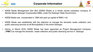 Mohamed Idris, KDEB Waste Management | PDF