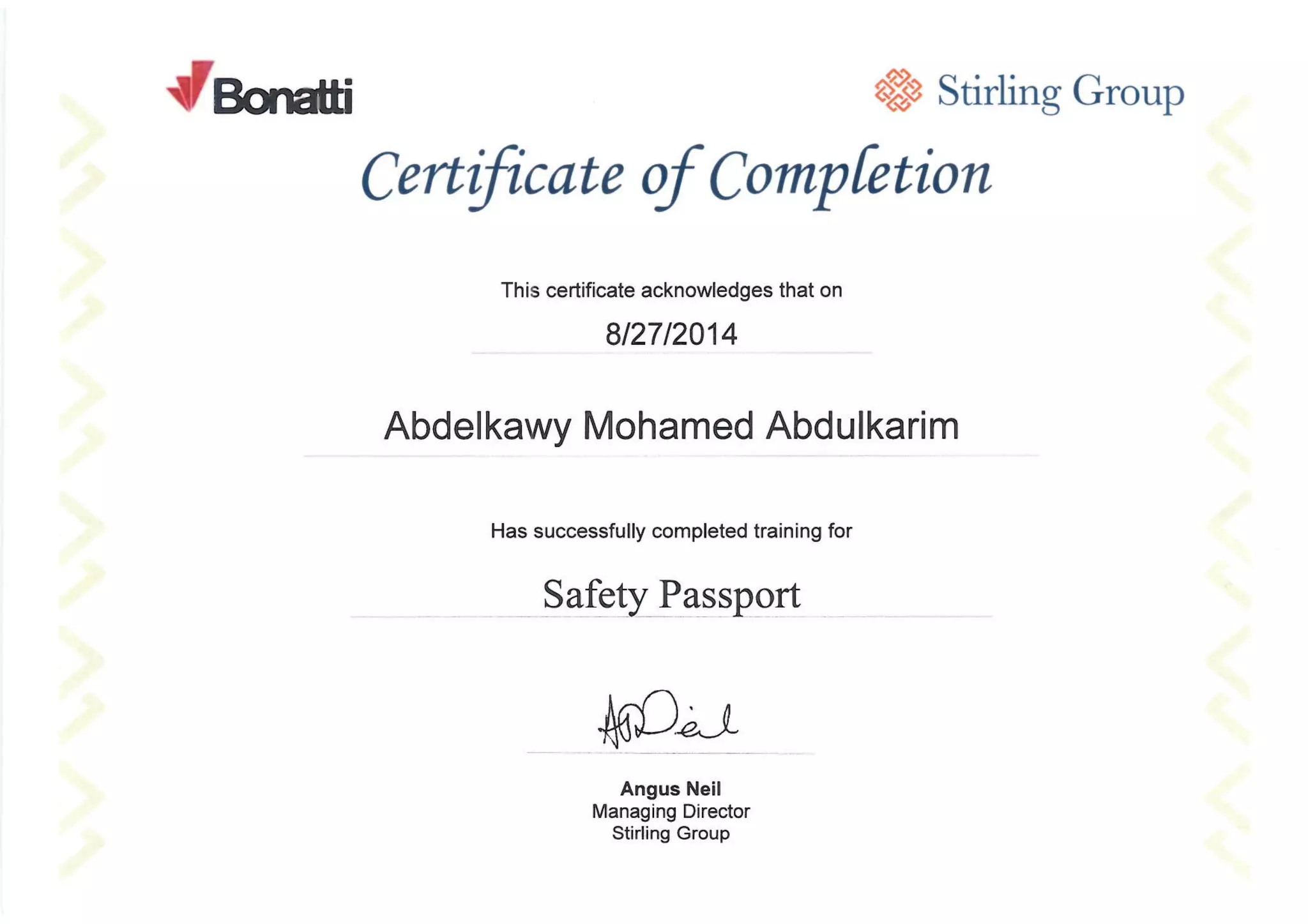 Mohamed kareim certification | PPT