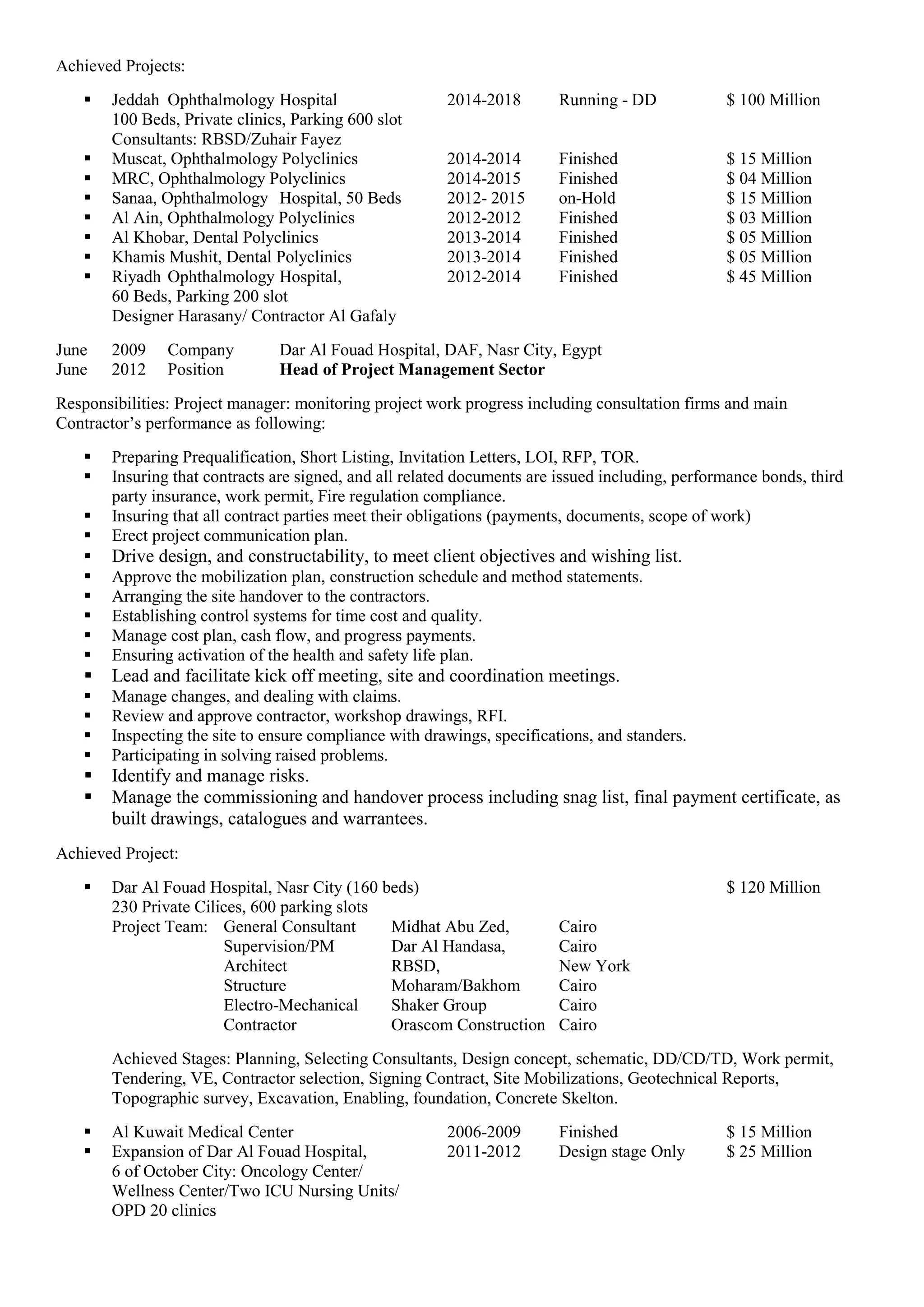 Mohamed khaled helmy cv 2015 | PDF | Civil Engineering Industry ...