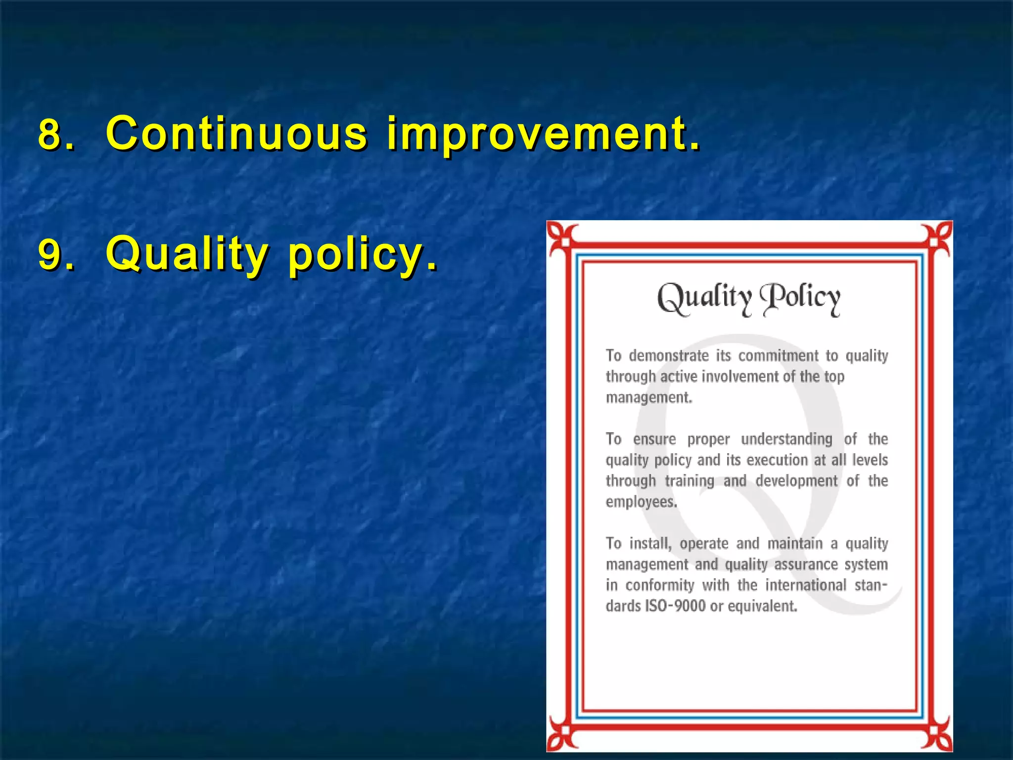 IMPLEMENTATION OF QUALITY CONTROL PERFORMANCE CRITERIA AND APPROVED ...