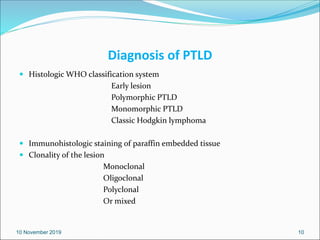 Management of PTLD | PDF