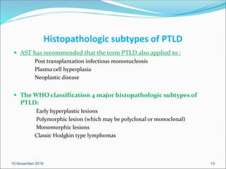 Management of PTLD | PDF