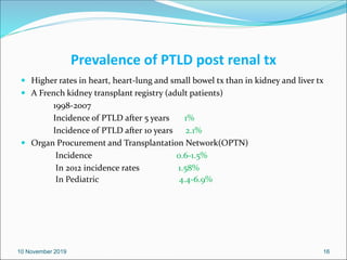 Management of PTLD | PDF