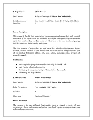 Angular js & java 4+ yrs exp | DOC