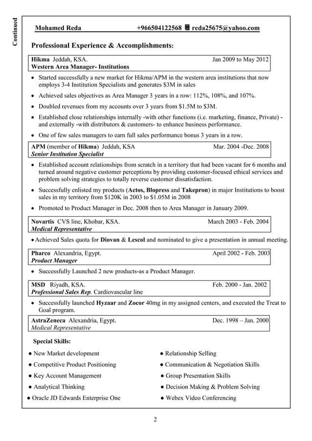 Mohamed Reda Pharmaceutical Manager | PDF