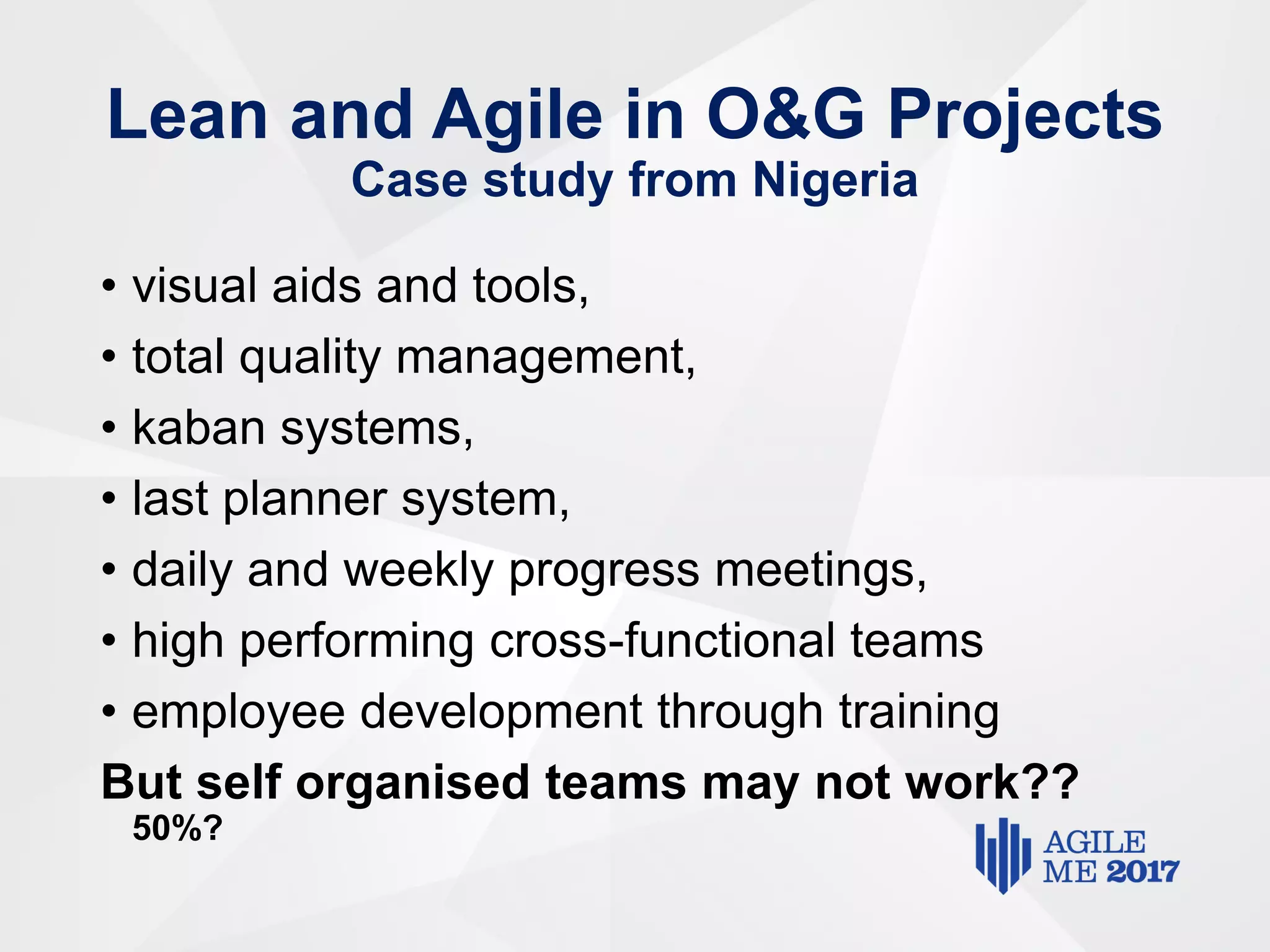 Agile and Lean beyond Software Development Projects by Dr. Mohamed ...