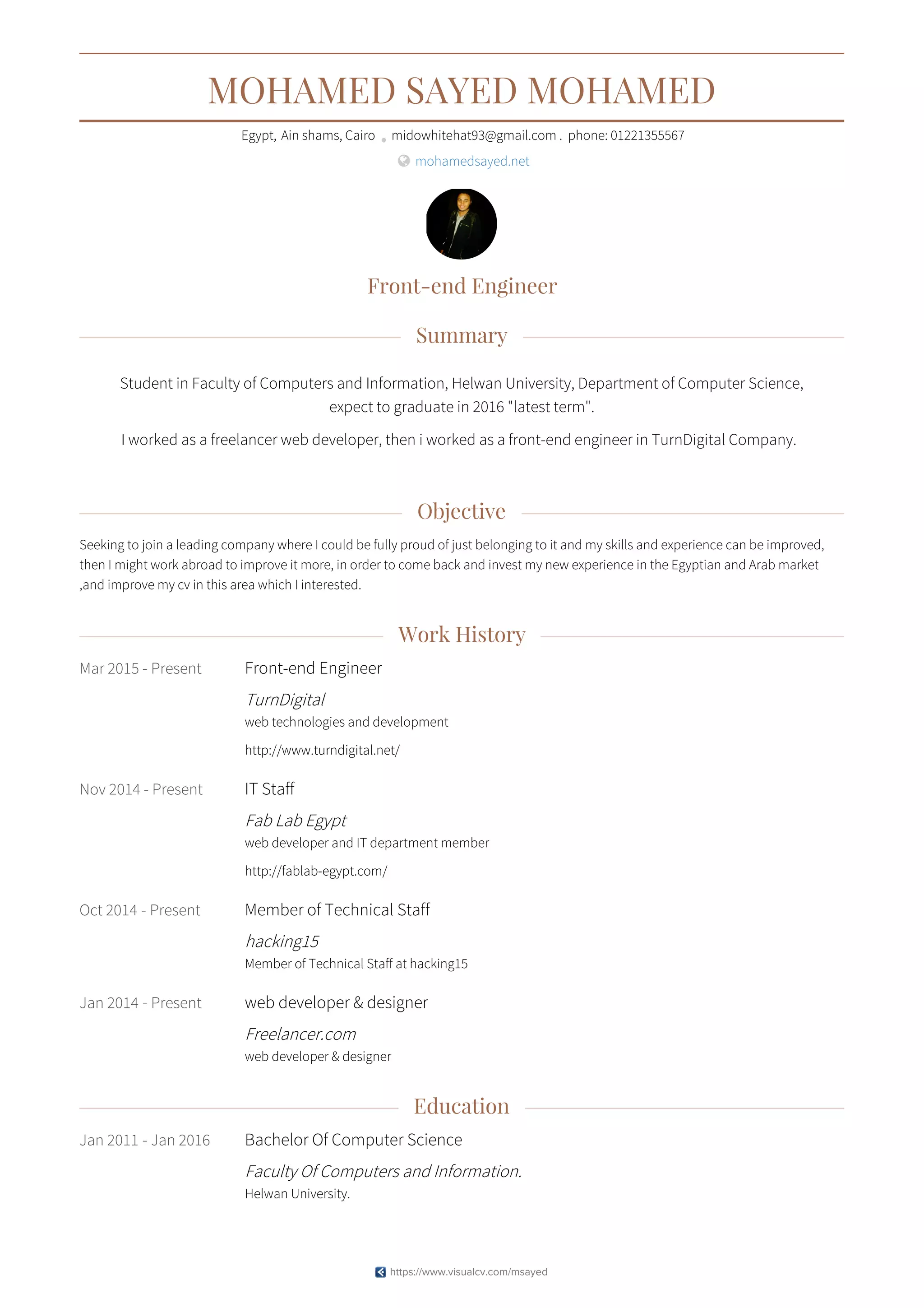 Mohamed sayed mohamedcv | PDF