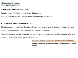 Study the Effects of Renewable Resources on Electric Grid Frequency | PPTX