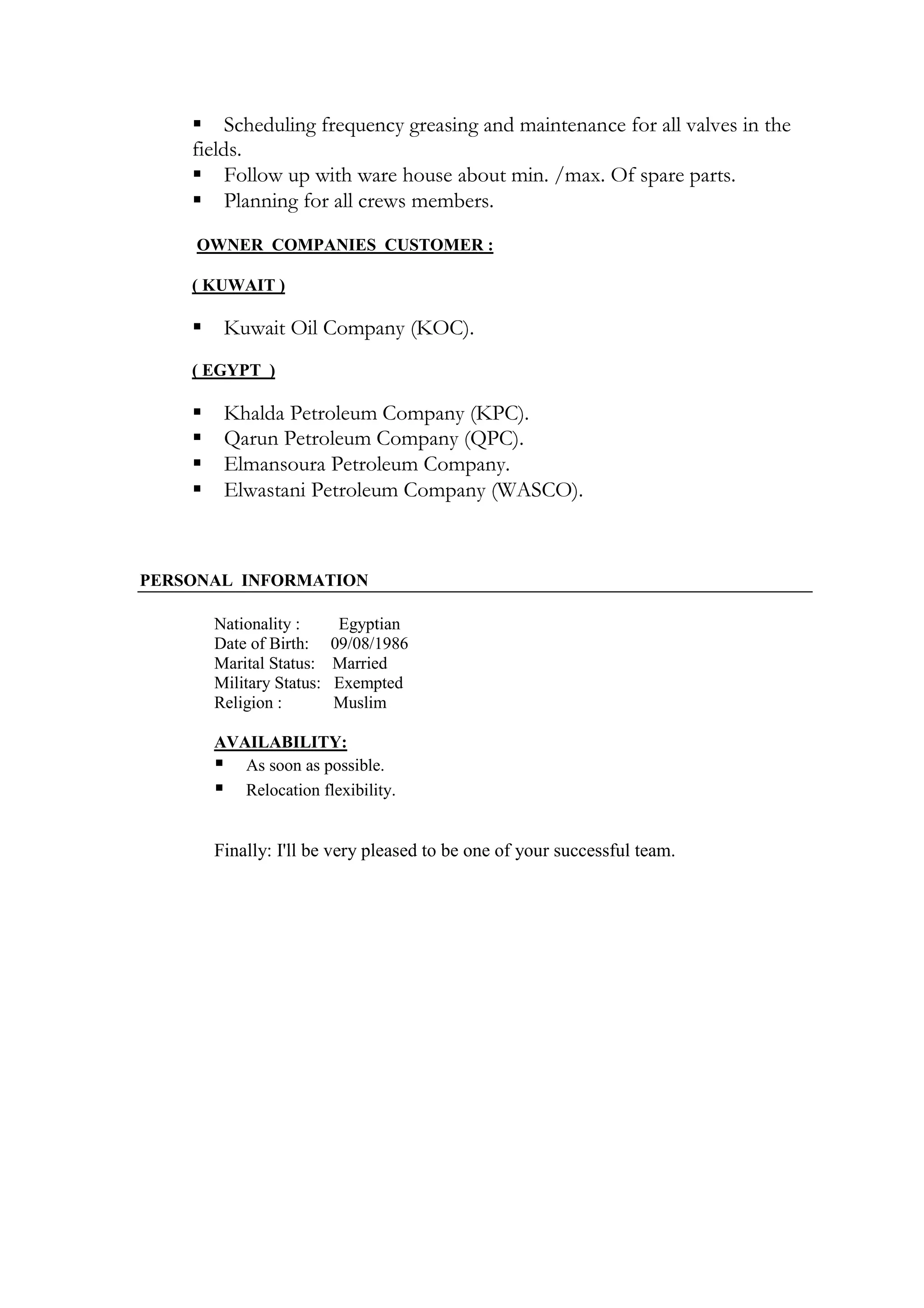 Mohamed Zeyada cv | PDF