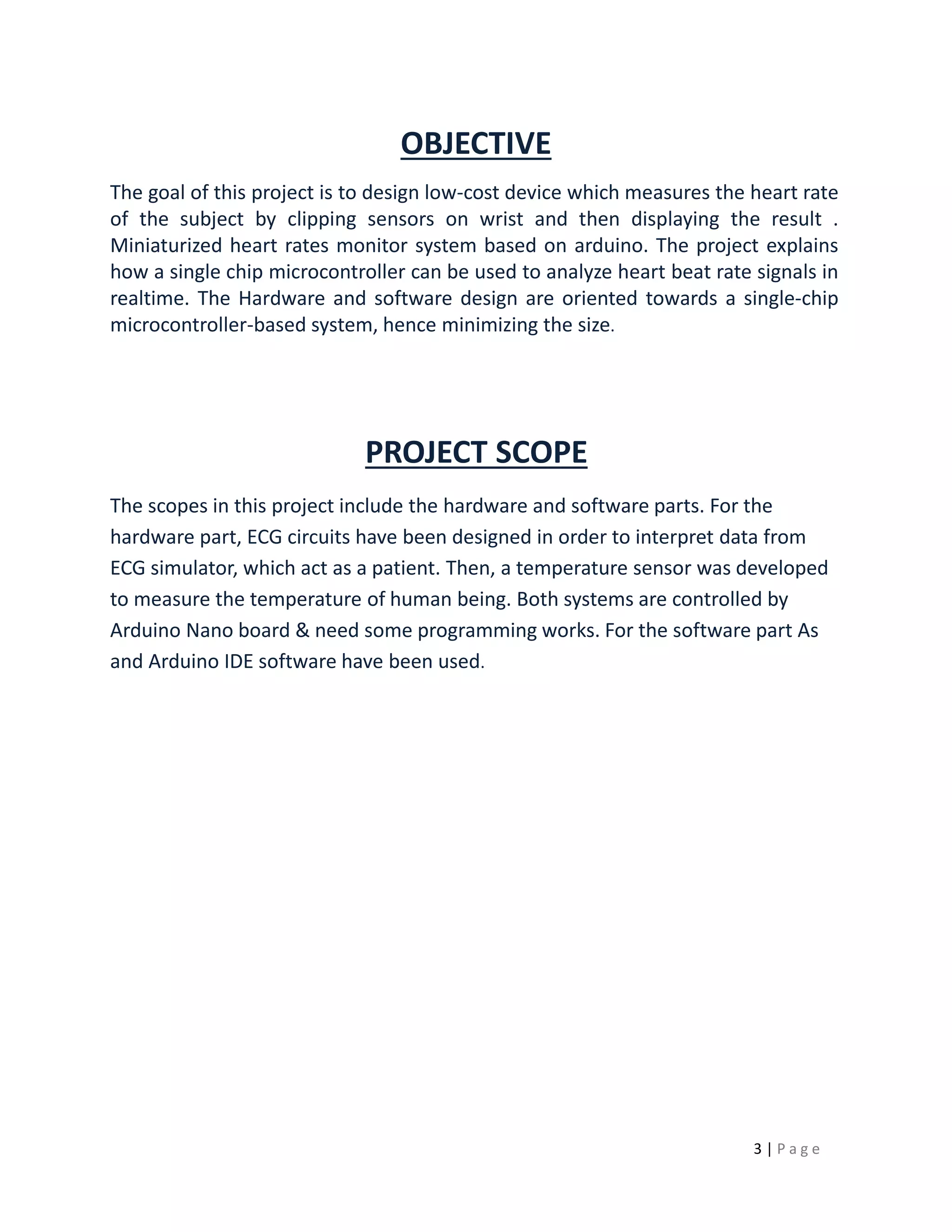 ARDUINO BASED HEART BEAT MONITORING SYSTEM | PPTX