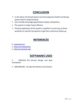 ARDUINO BASED HEART BEAT MONITORING SYSTEM | PPTX