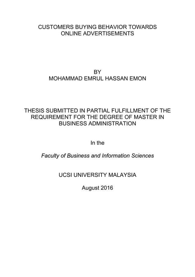 MBA Research project | PDF | Marketing and Advertising | Business