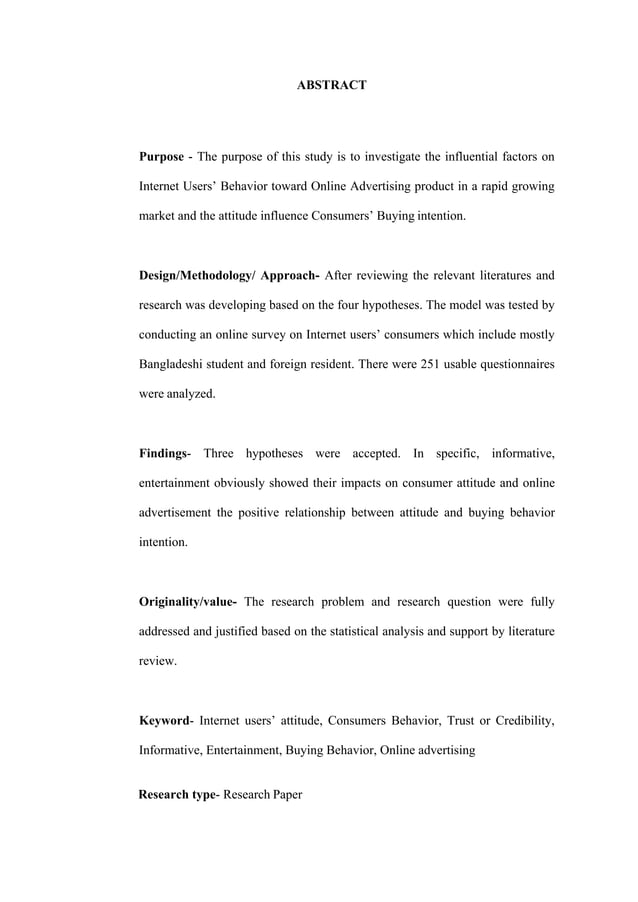 MBA Research project | PDF | Marketing and Advertising | Business