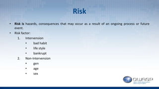 OWASP Risk Rating Management | PPT