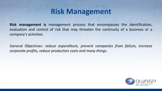 OWASP Risk Rating Management | PPT