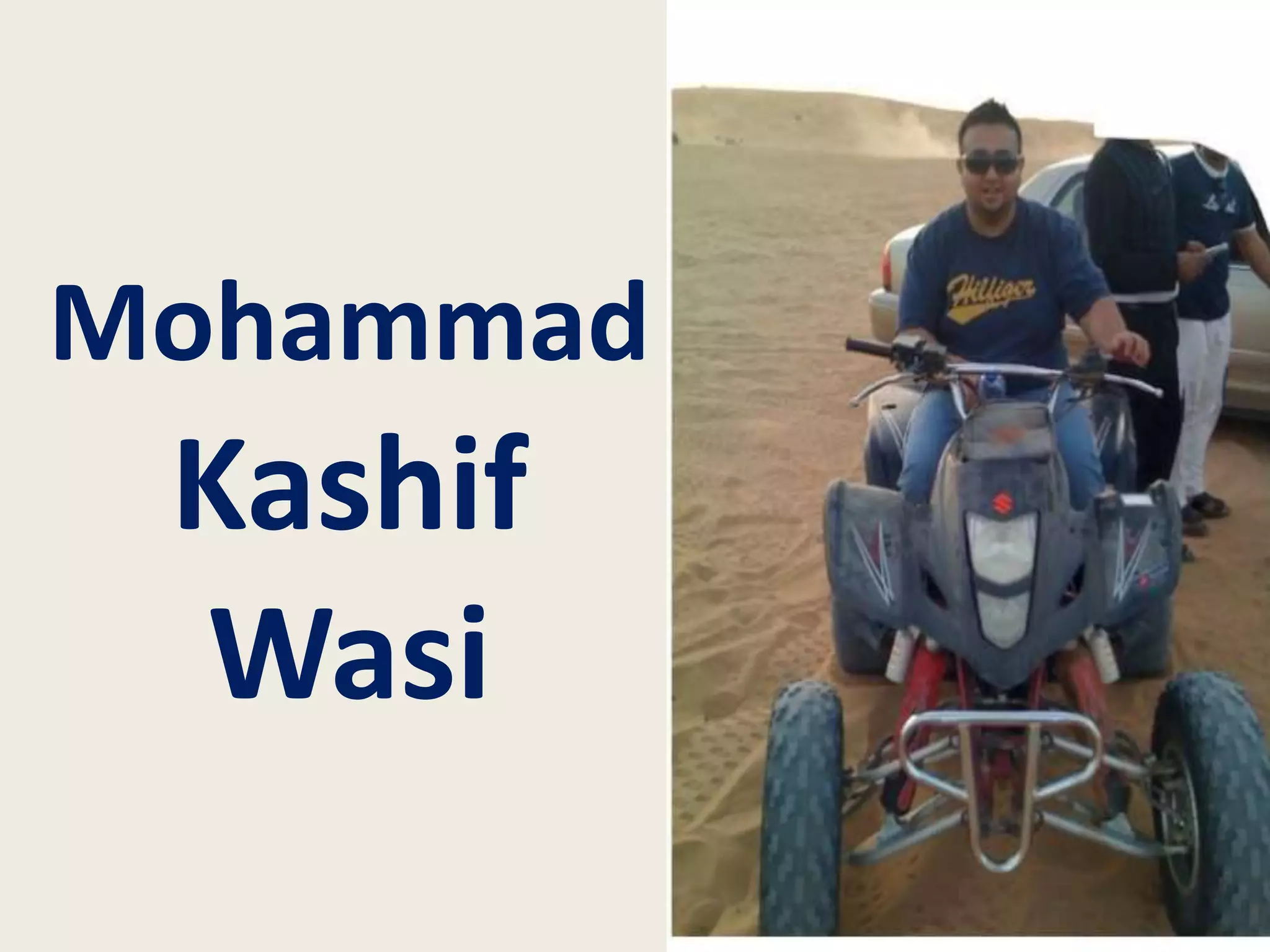 Mohammad Kashif Wasi | PPT