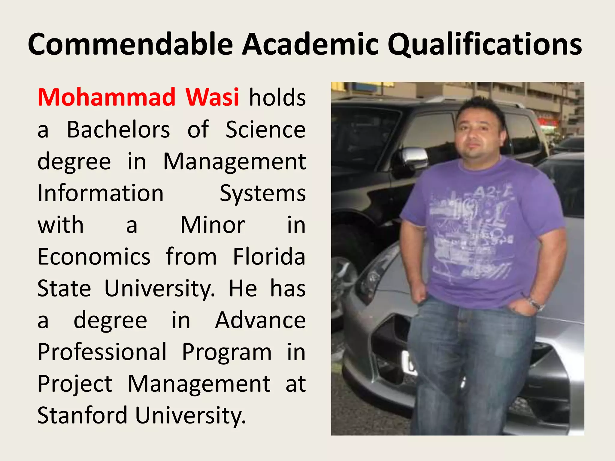 Mohammad Kashif Wasi | PPT