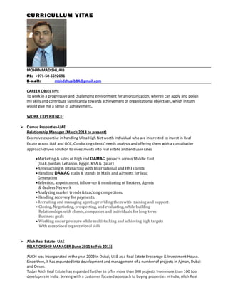 Mohammad shuaib application (1) | DOC