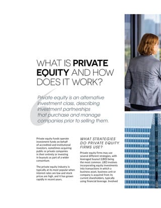 What Is Private Equity and How Does it Work? | PDF