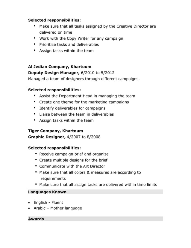 Mohammed ali osman cv | PDF | Free Download