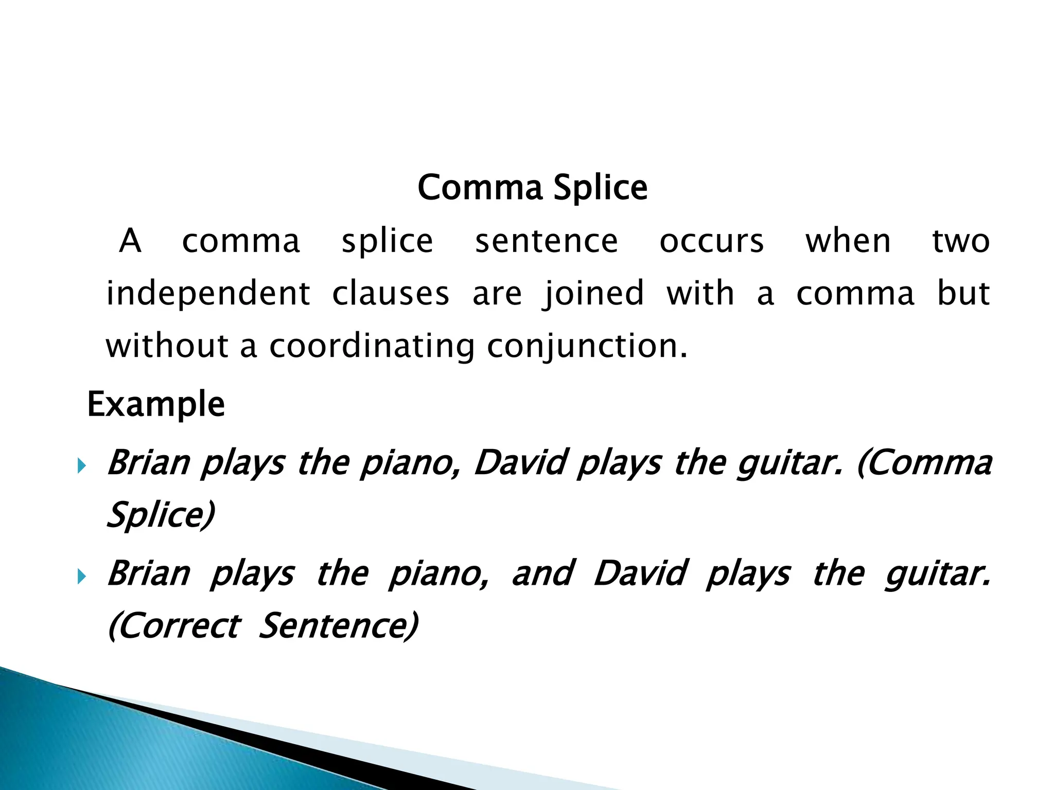 Run-on & Comma Splice.pptx