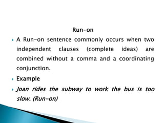 Run-on & Comma Splice.pptx