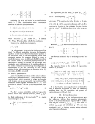 Kinematics Modeling of a 4-DOF Robotic Arm | PDF