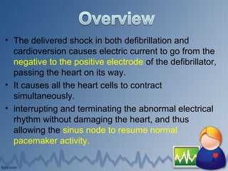 defibrillation and cardioversion | PPT