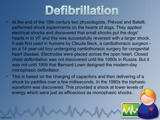 defibrillation and cardioversion | PPT