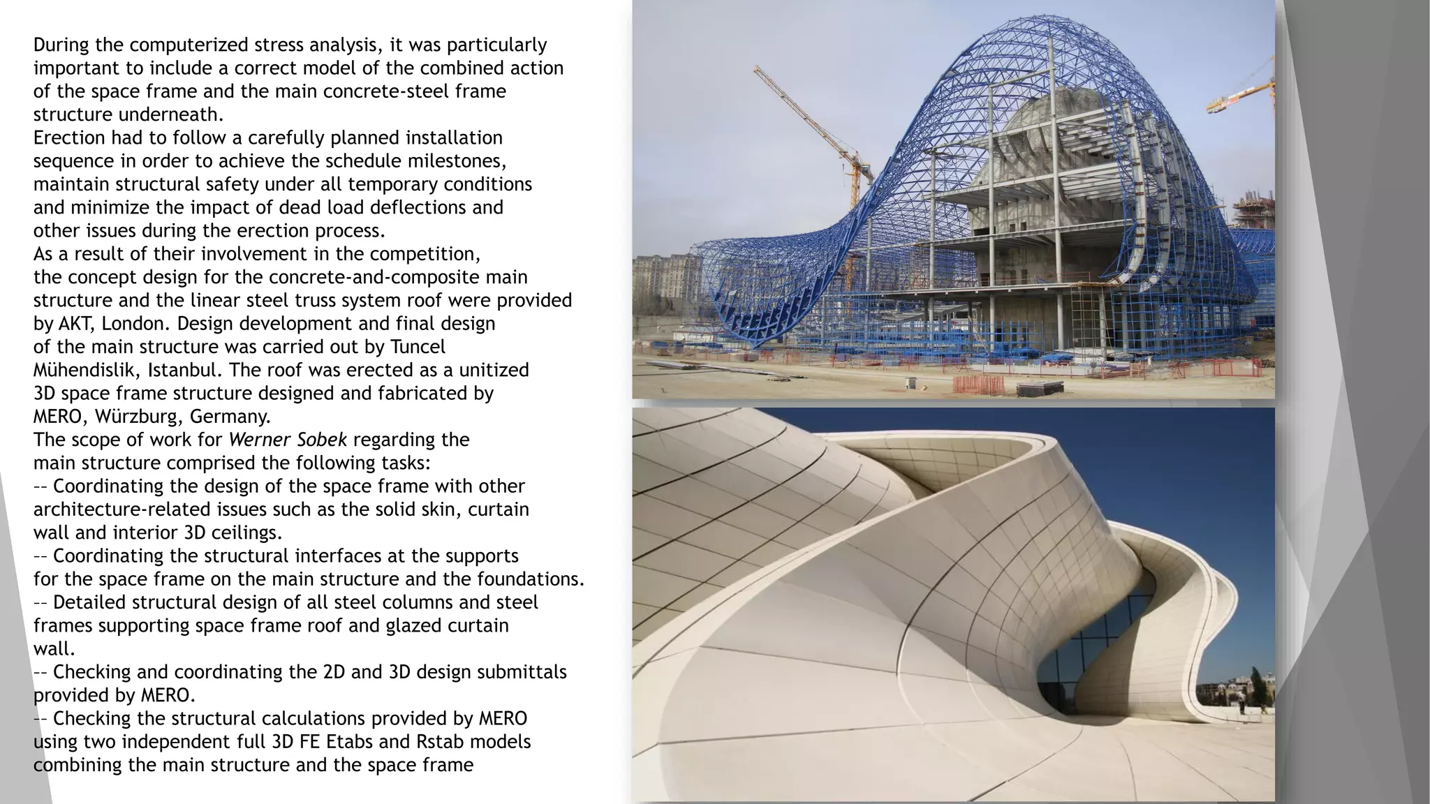 HEYDER ALIVEY CULTURE CENTER - STRUCTURE ANALYSIS | PDF