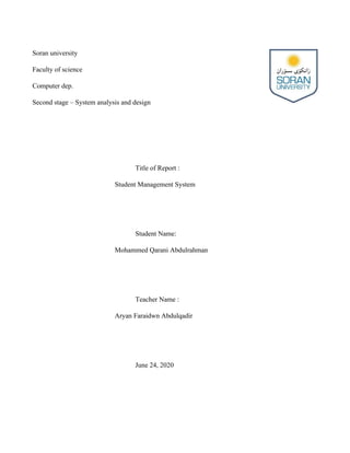 Student Management System | PDF