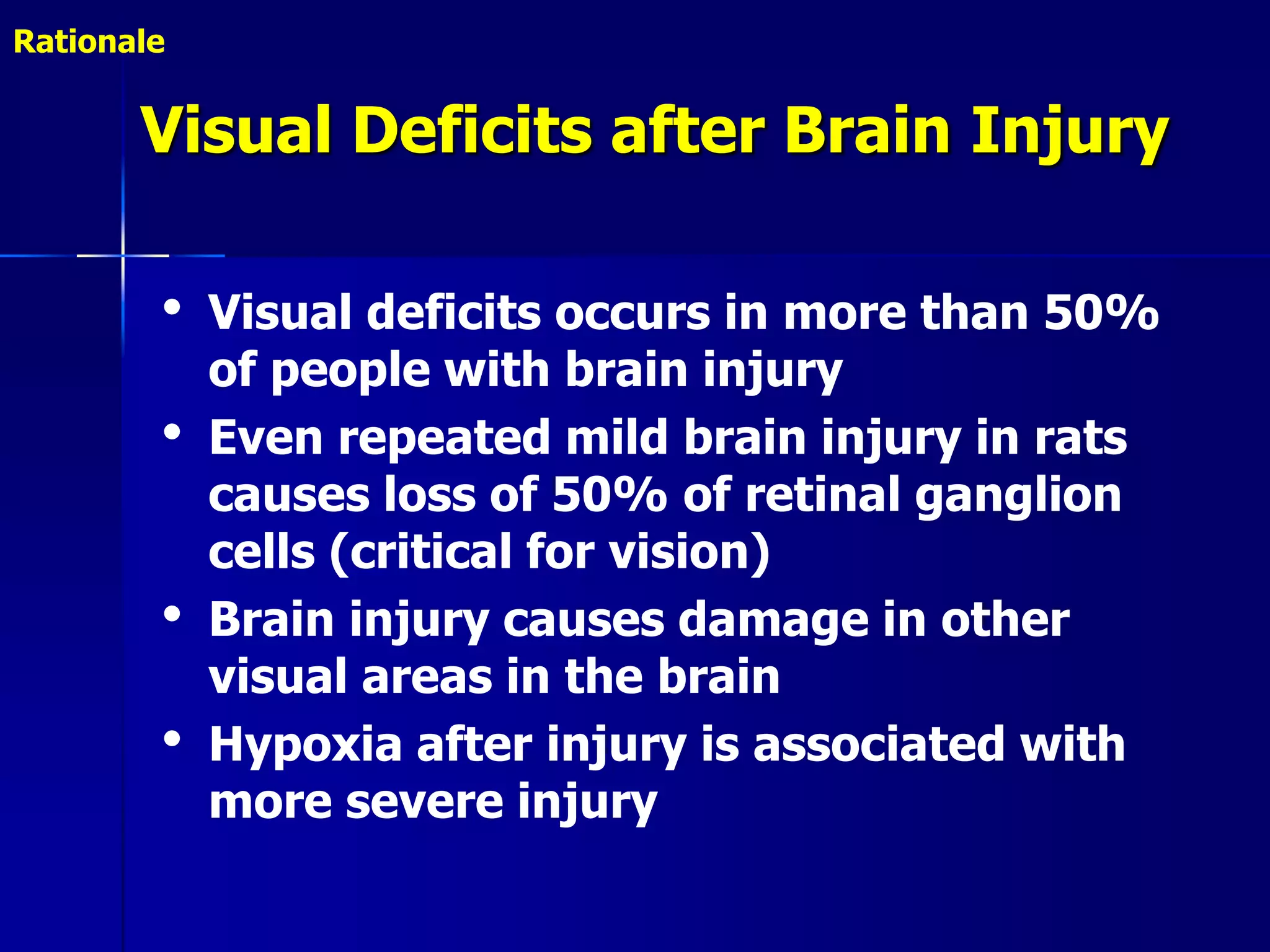 Traumatic Brain Injury and Hypoxia Produces Long-term Visual Deficits ...