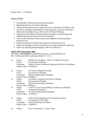 Mohammed Yousuf cv | DOC