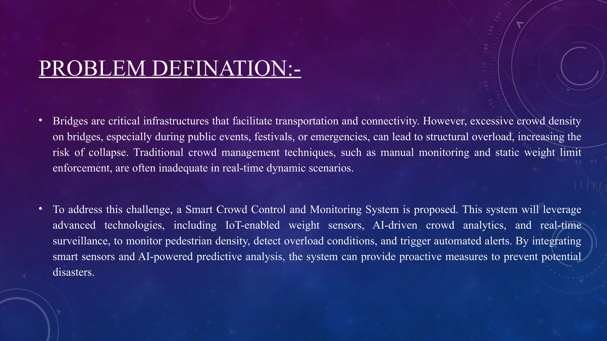 Smart crowd monitoring and control system | PPTX