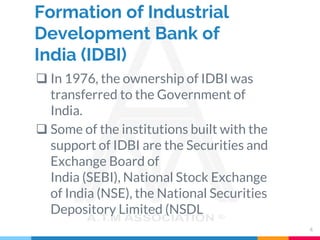 INDUSTRIAL DEVELOPMENT BANK OF INDIA | PPTX