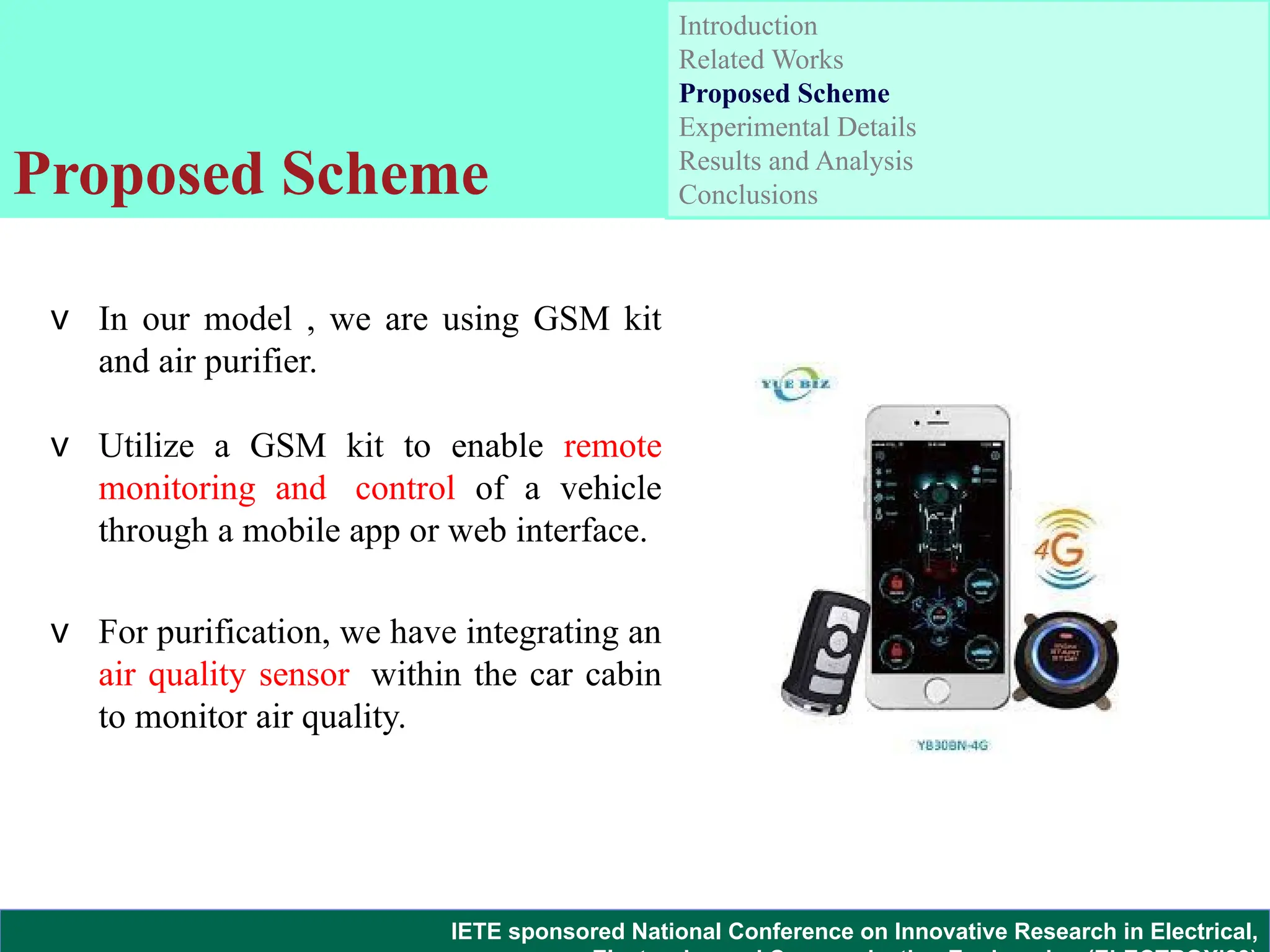 MOHANA. GSM car cabin system using gsm kit.pptx